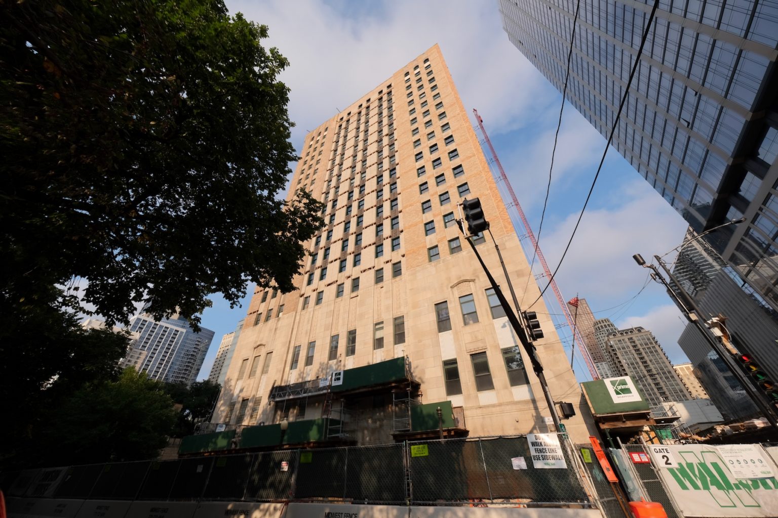 Lawson House Renovation Continues in Near North Side - Chicago YIMBY