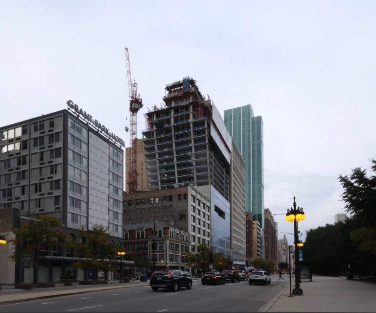 1000M Reaches Main Tower Portion in South Loop - Chicago YIMBY