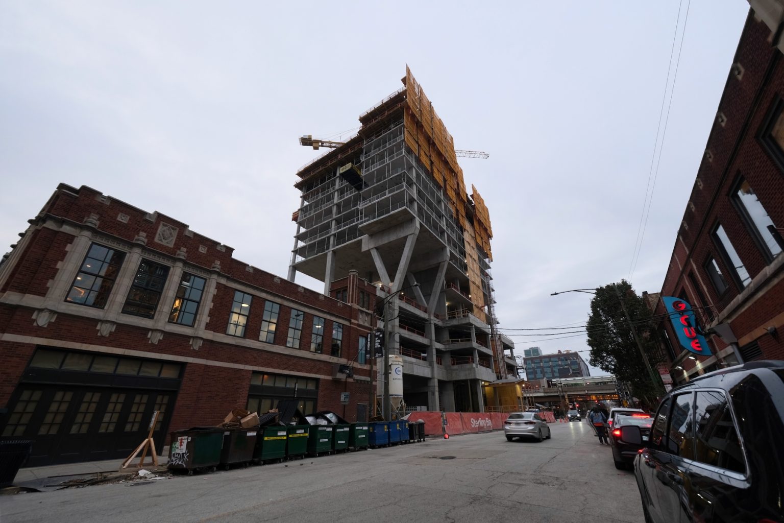 Superstructure Passes Level 12 at 160 N Morgan Street in Fulton Market ...