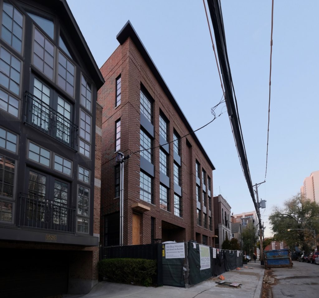 New Condo Building at 1526 N Wieland Wraps Up in Old Town - Chicago YIMBY