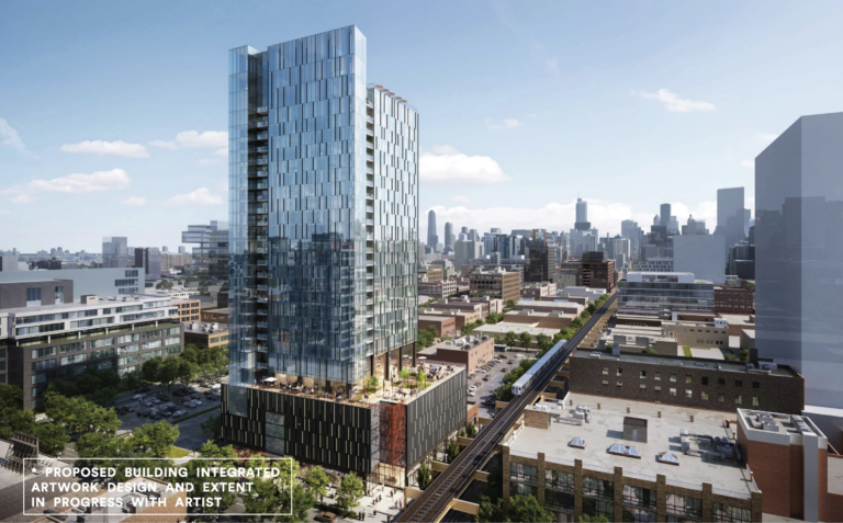 Updated Plans Revealed For Mixed-Use Tower At 1338 W Lake Street In ...