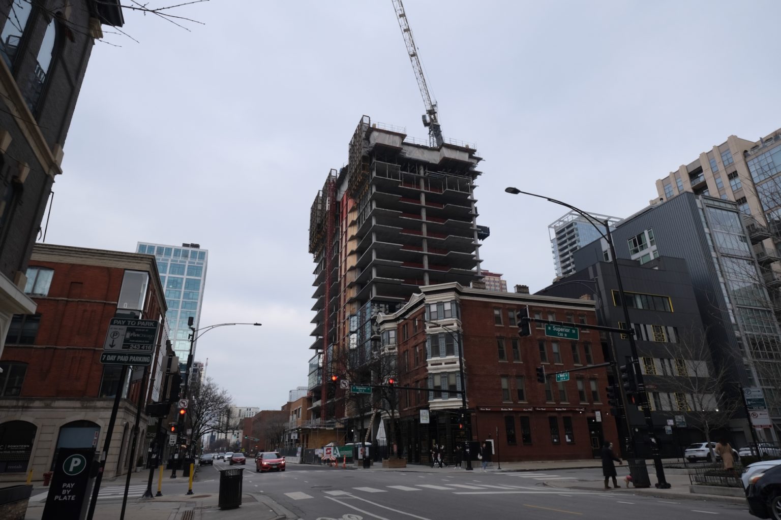 Facade Installation Begins for 741 N Wells Street in River North ...