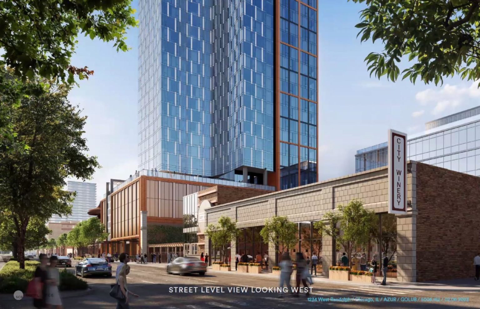 Updated Design Revealed for 1234 W Randolph Street in Fulton Market - Chicago YIMBY