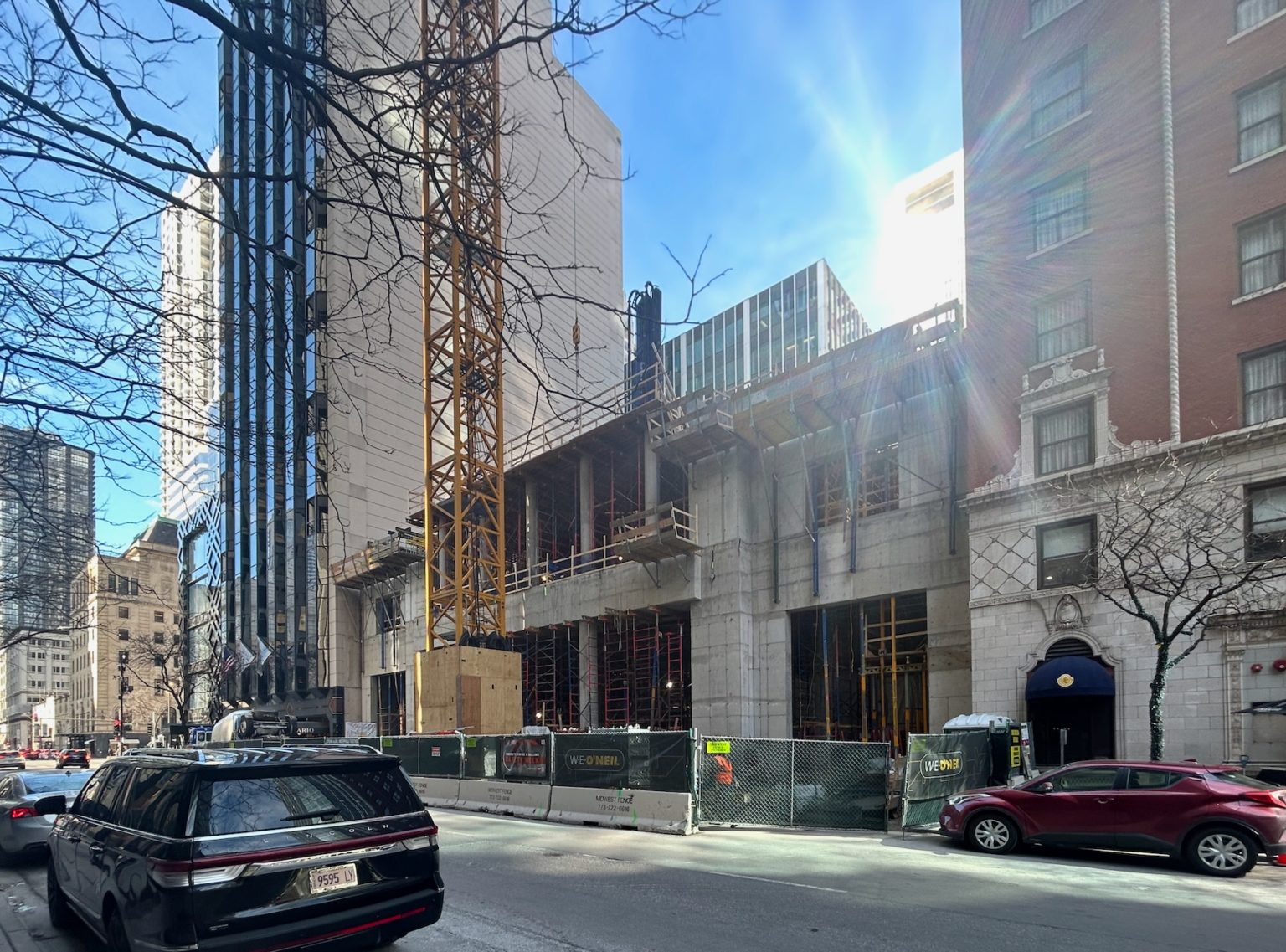 Base Fills out for New Hotel at 150 E Ontario Street in Streeterville ...