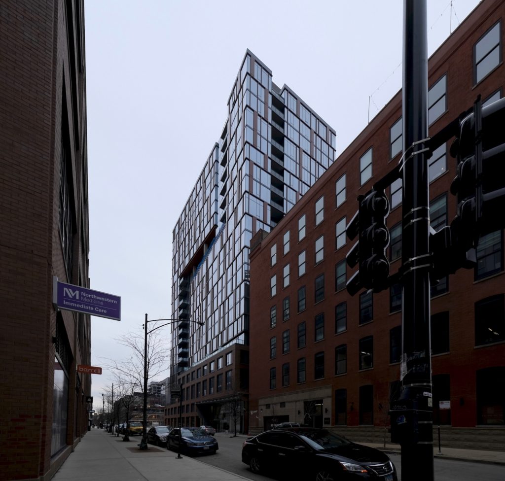One Six Six Finalizes Exterior Work in Fulton Market District - Chicago ...