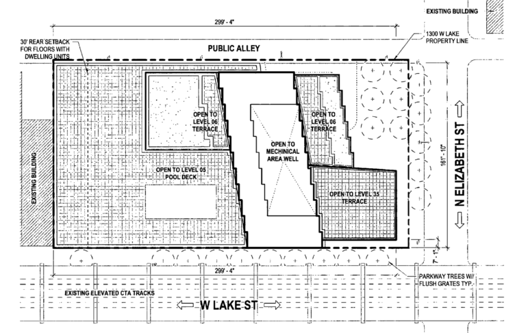 Revised Plans Revealed For 1300 W Lake Street In West Loop - Chicago YIMBY