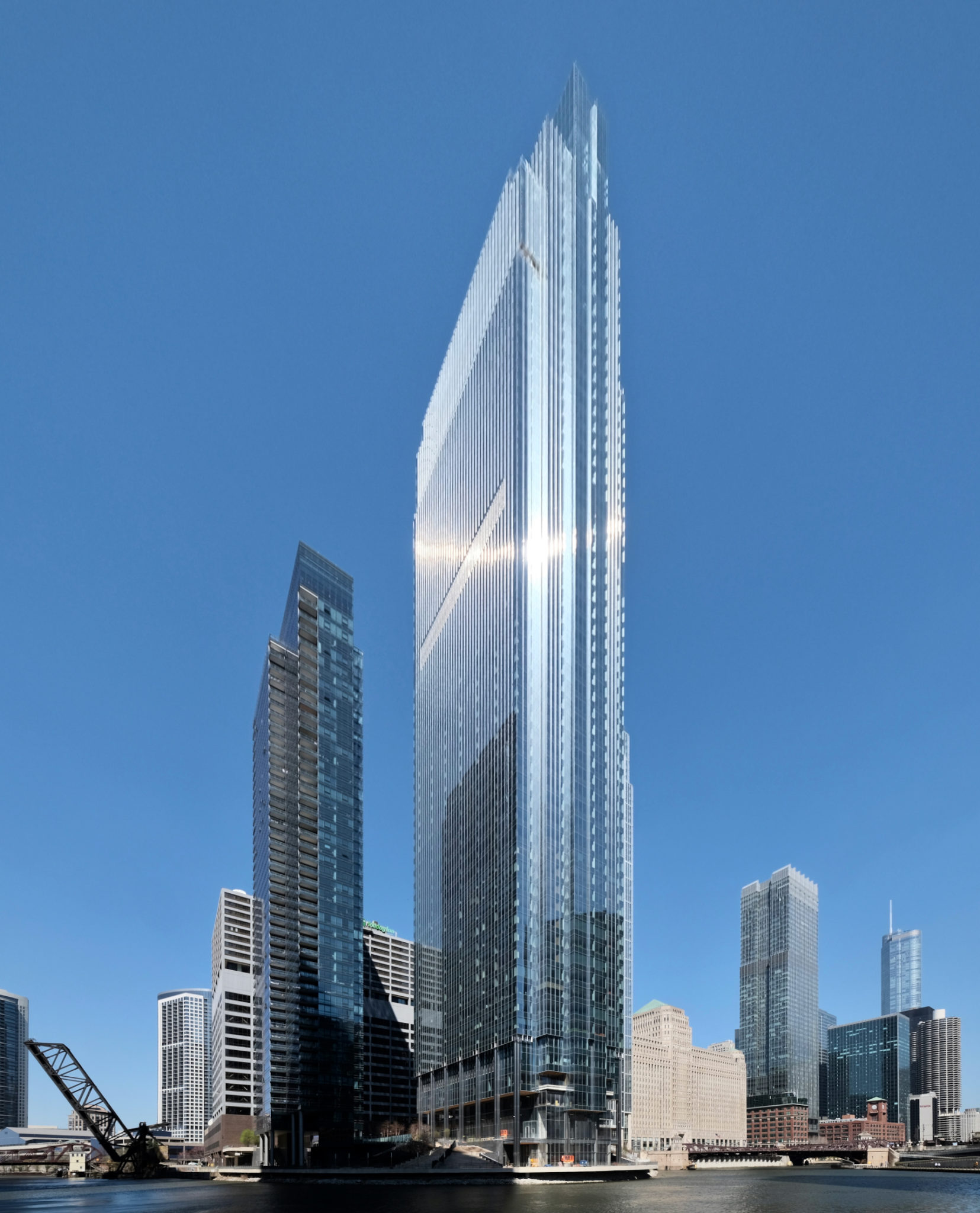 Final Touches and Landscape Work Seen at Salesforce Tower in River ...