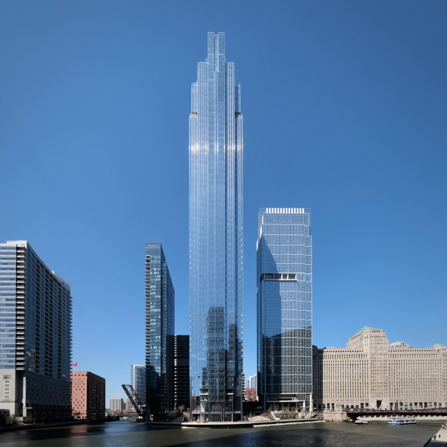 Final Touches and Landscape Work Seen at Salesforce Tower in River ...