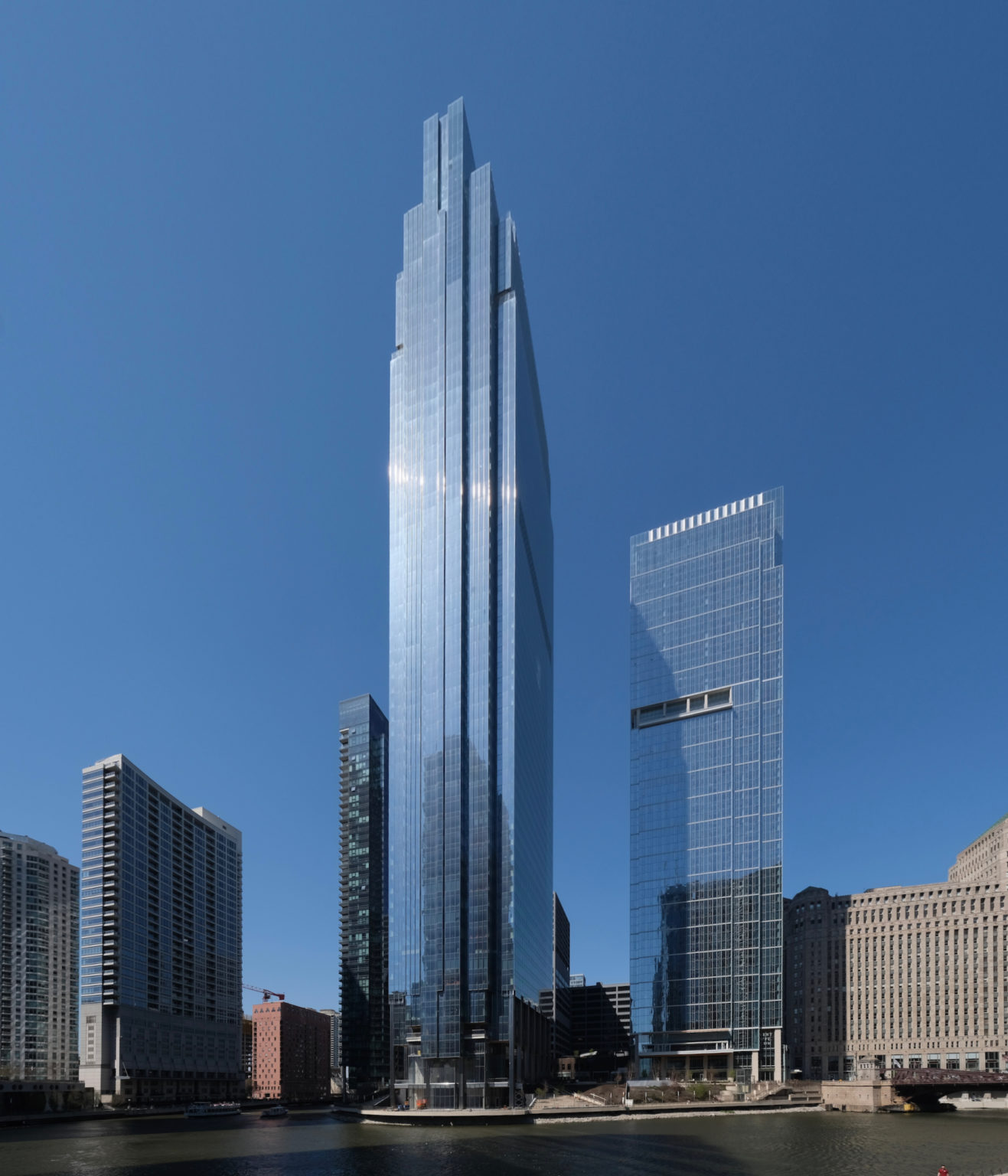 Final Touches and Landscape Work Seen at Salesforce Tower in River ...