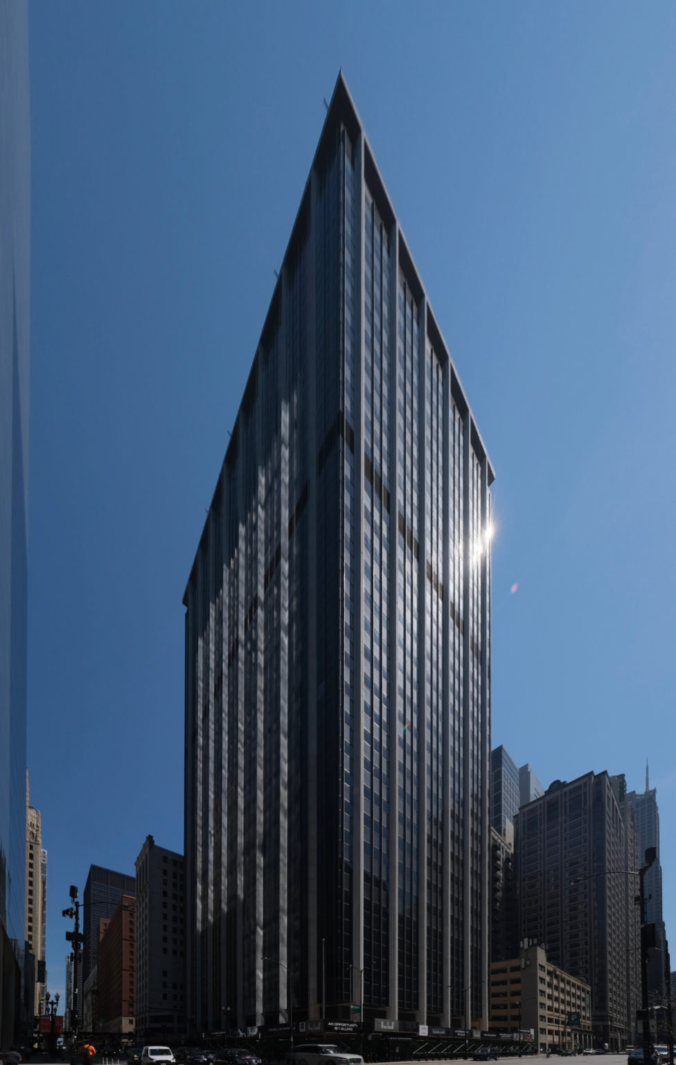 Scaffolding Spotted for Illinois Bell Building Renovation in The Loop ...