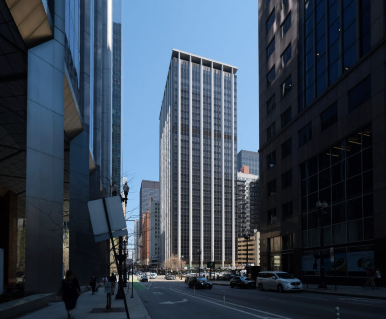 Scaffolding Spotted for Illinois Bell Building Renovation in The Loop ...
