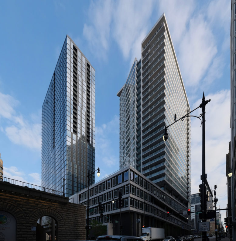 Exterior Construction Wraps Up for The Reed in South Loop - Chicago YIMBY