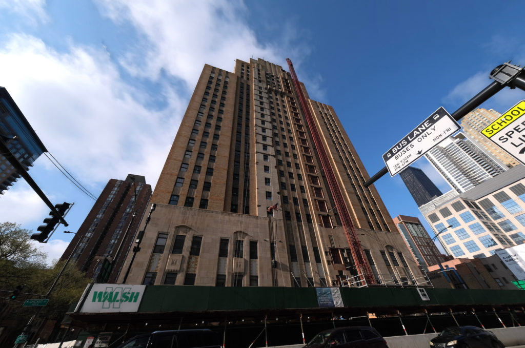 Facade Restoration and New Stair Towers Progress at Lawson House in ...