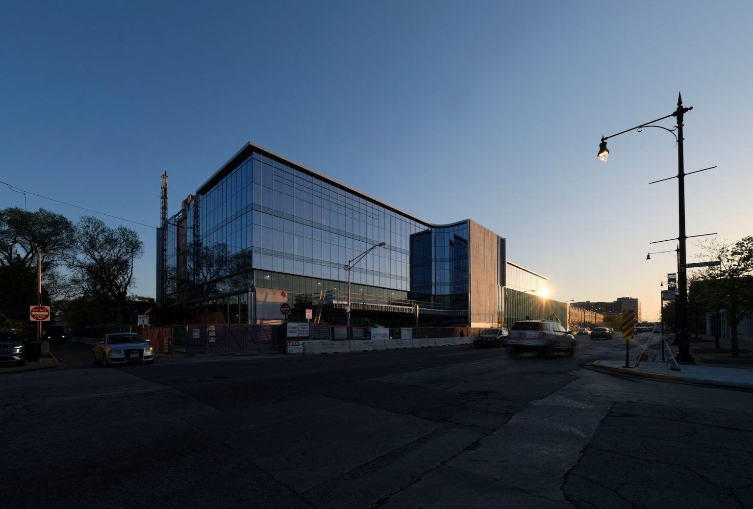 Facade Work Makes Headway at Northwestern Medicine Outpatient Center in ...