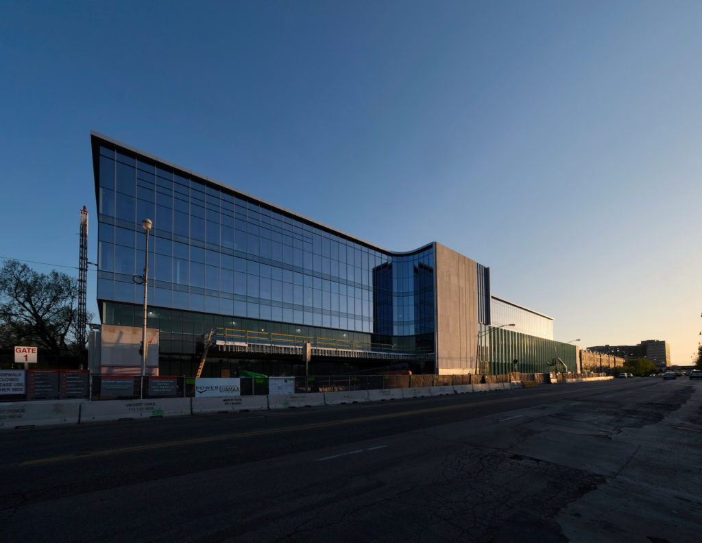 Facade Work Makes Headway at Northwestern Medicine Outpatient Center in ...