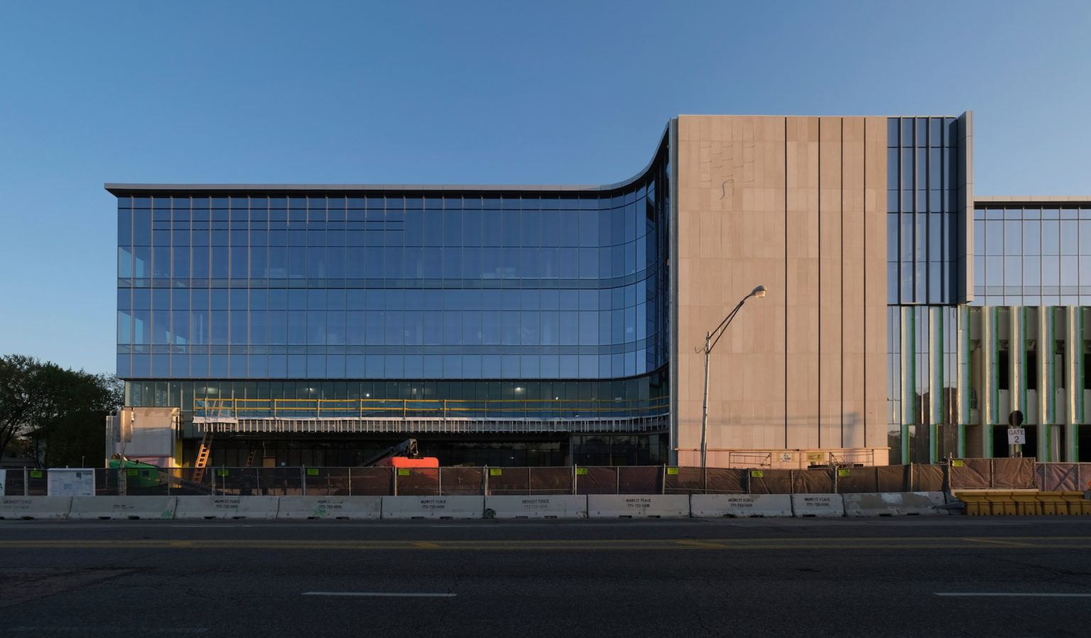 Facade Work Makes Headway at Northwestern Medicine Outpatient Center in ...