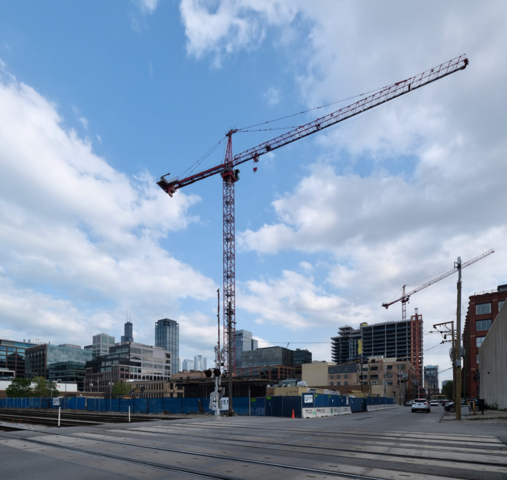 1114 W Carroll Rises Above Grade in Fulton Market - Chicago YIMBY