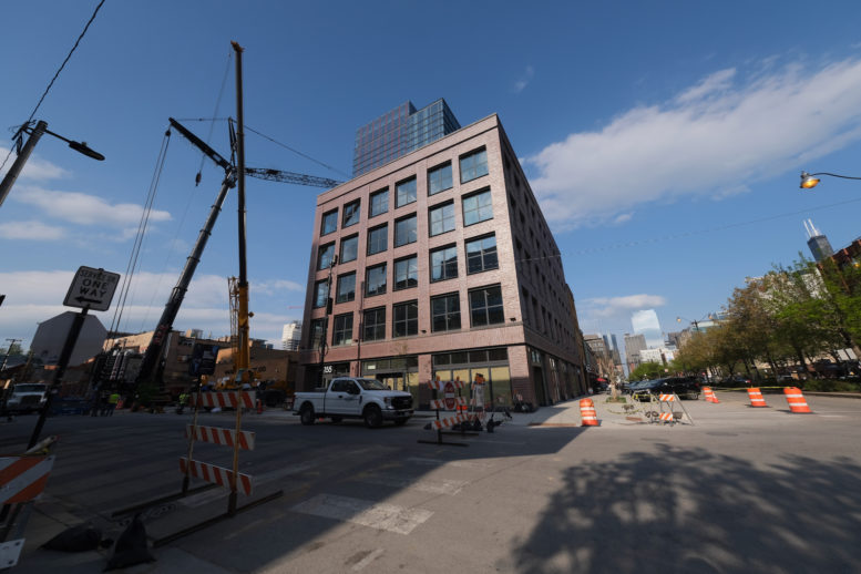 Remaining Exterior Work Completed at 1020 W Randolph Street in Fulton Market - Chicago YIMBY