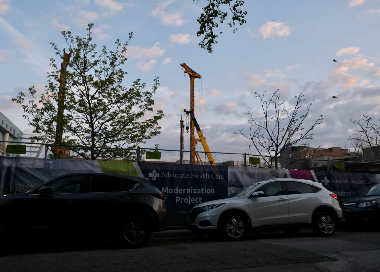 First Tower Crane Permit Issued for Advocate Illinois Masonic Expansion ...