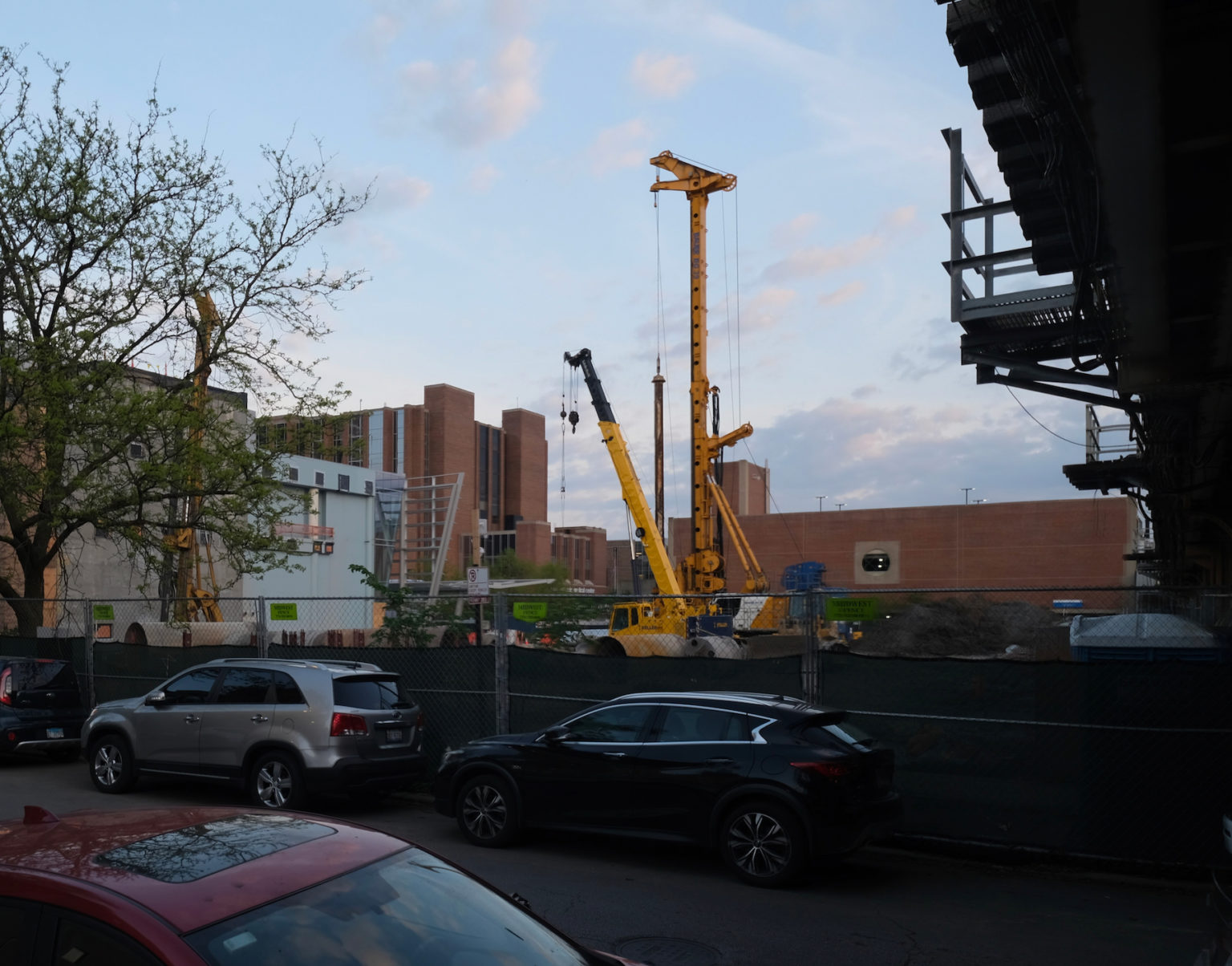 First Tower Crane Permit Issued for Advocate Illinois Masonic Expansion ...