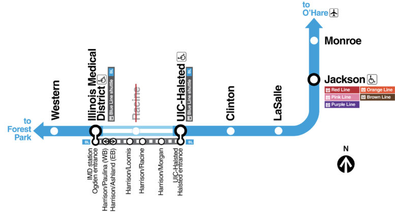 CTA Blue Line Track Work Completed In The Near West Side - Chicago YIMBY