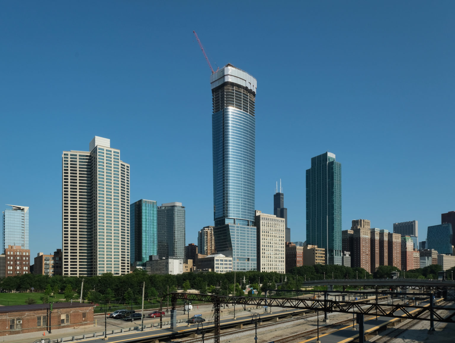 1000M Nears Topping Out in South Loop - Chicago YIMBY