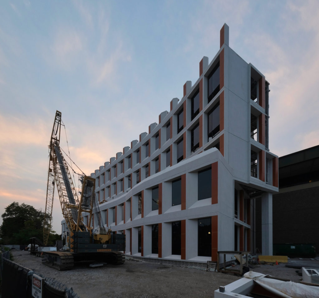 Facade Work Nears Completion for UIC Computer Design Research and ...