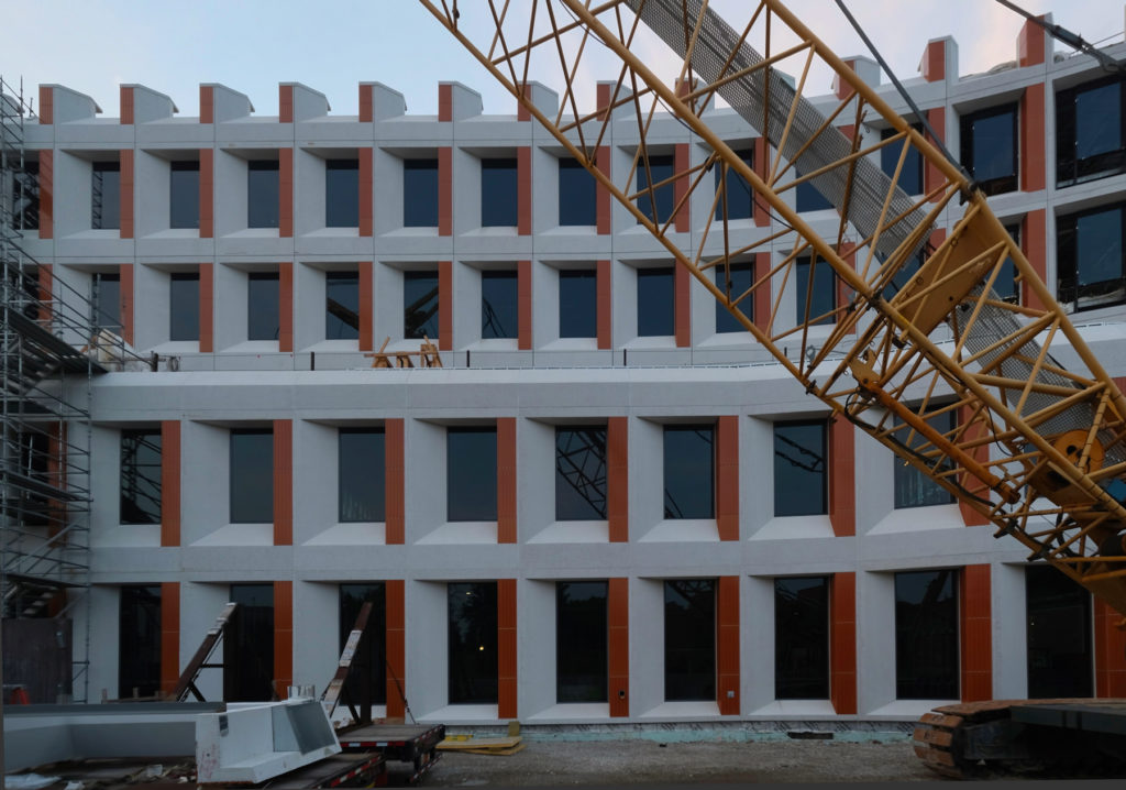 Facade Work Nears Completion for UIC Computer Design Research and ...
