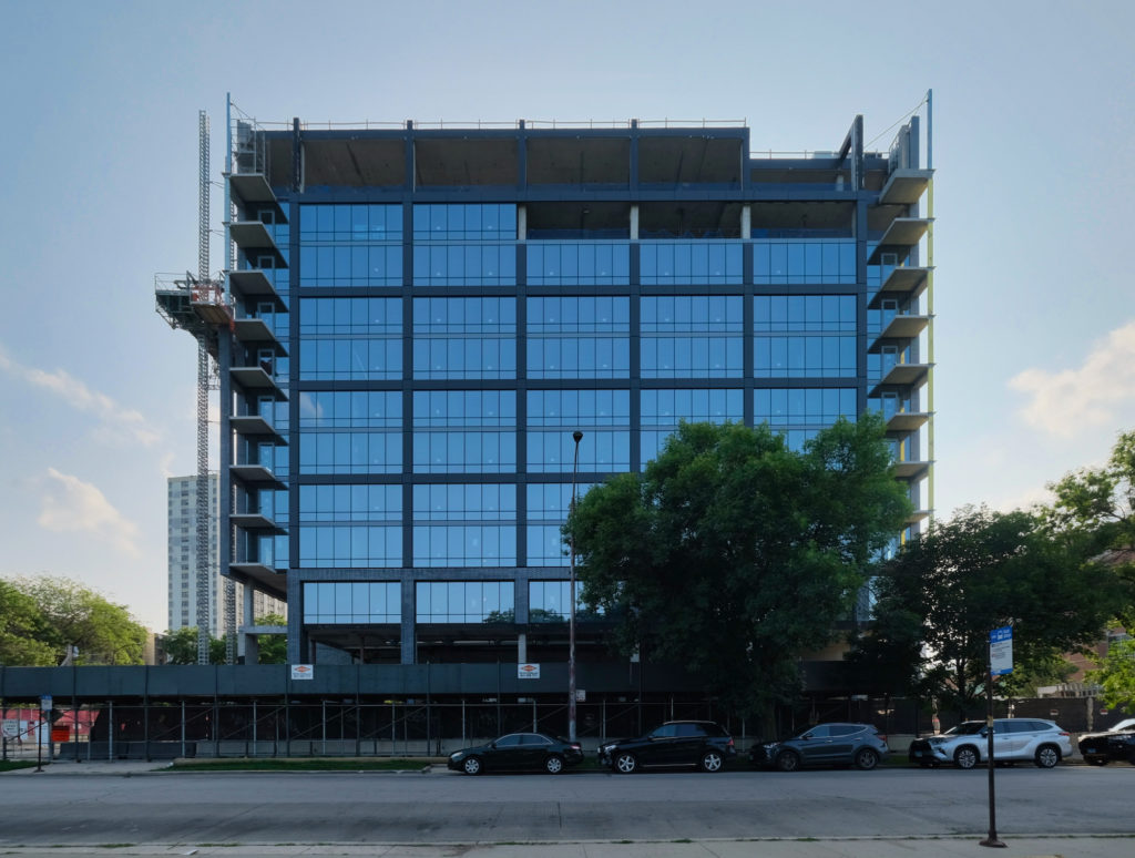 Cladding Installation Progresses for 4600 N Marine Drive in Uptown ...
