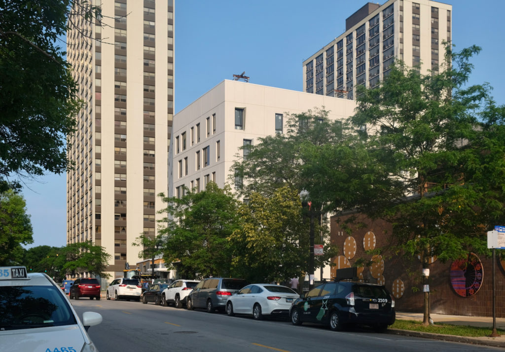Ground-Level Facade Installed at Stephens Commons in Uptown - Chicago YIMBY
