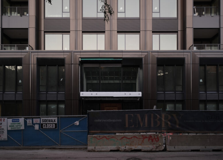 Embry Undergoes Final Facade Installation in West Loop - Chicago YIMBY