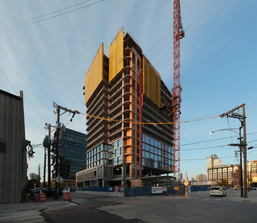 Facade Work Begins for 1114 W Carroll Avenue - Chicago YIMBY