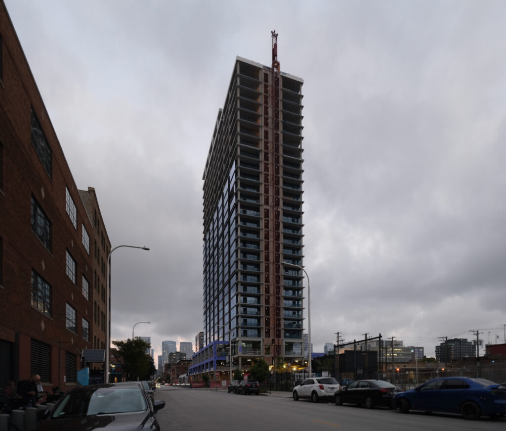 Facade Takes Shape at 225 N Elizabeth Street in Fulton Market - Chicago ...