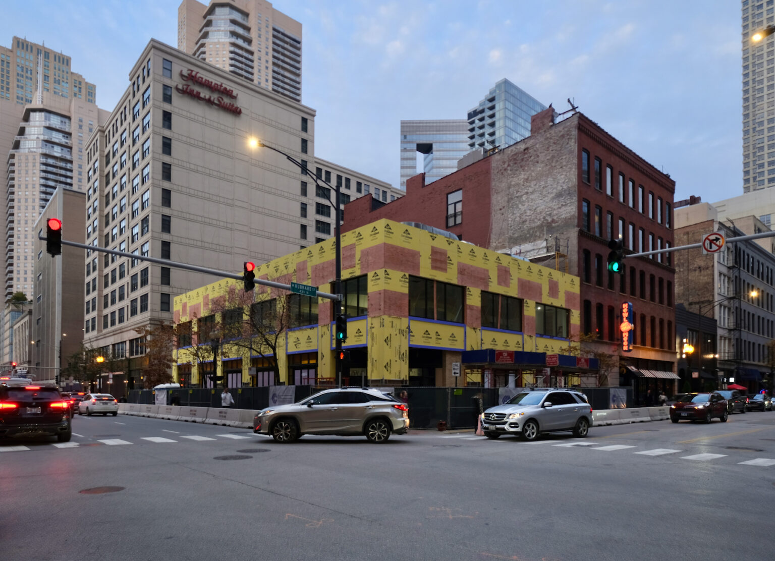 Two-Story Restaurant Renovation Progresses at 431 N Dearborn Street in ...
