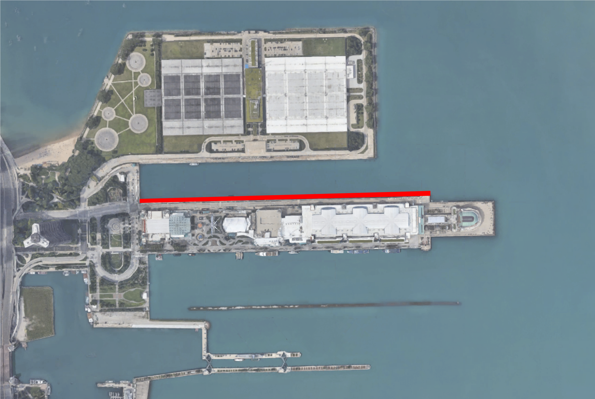 Construction Begins On Navy Pier Marina Ahead Of 2025 Opening - Chicago ...