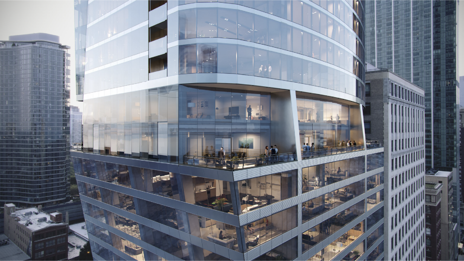 Final Exterior Touches Advance for 1000M Tower in South Loop - Chicago ...