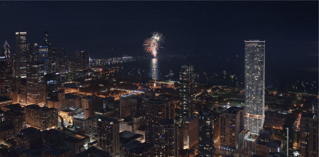 Final Exterior Touches Advance for 1000M Tower in South Loop - Chicago ...