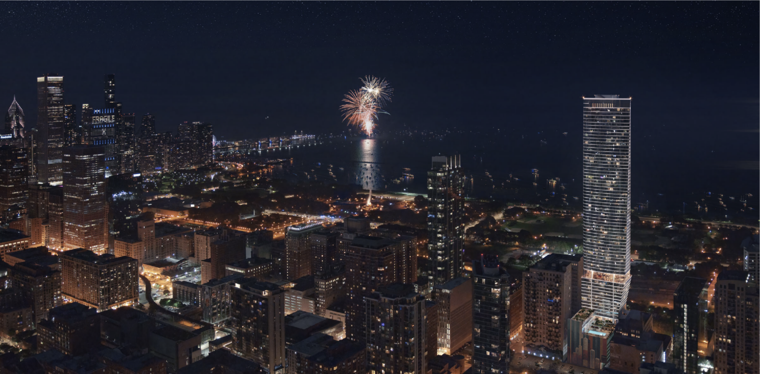 Final Exterior Touches Advance for 1000M Tower in South Loop - Chicago ...