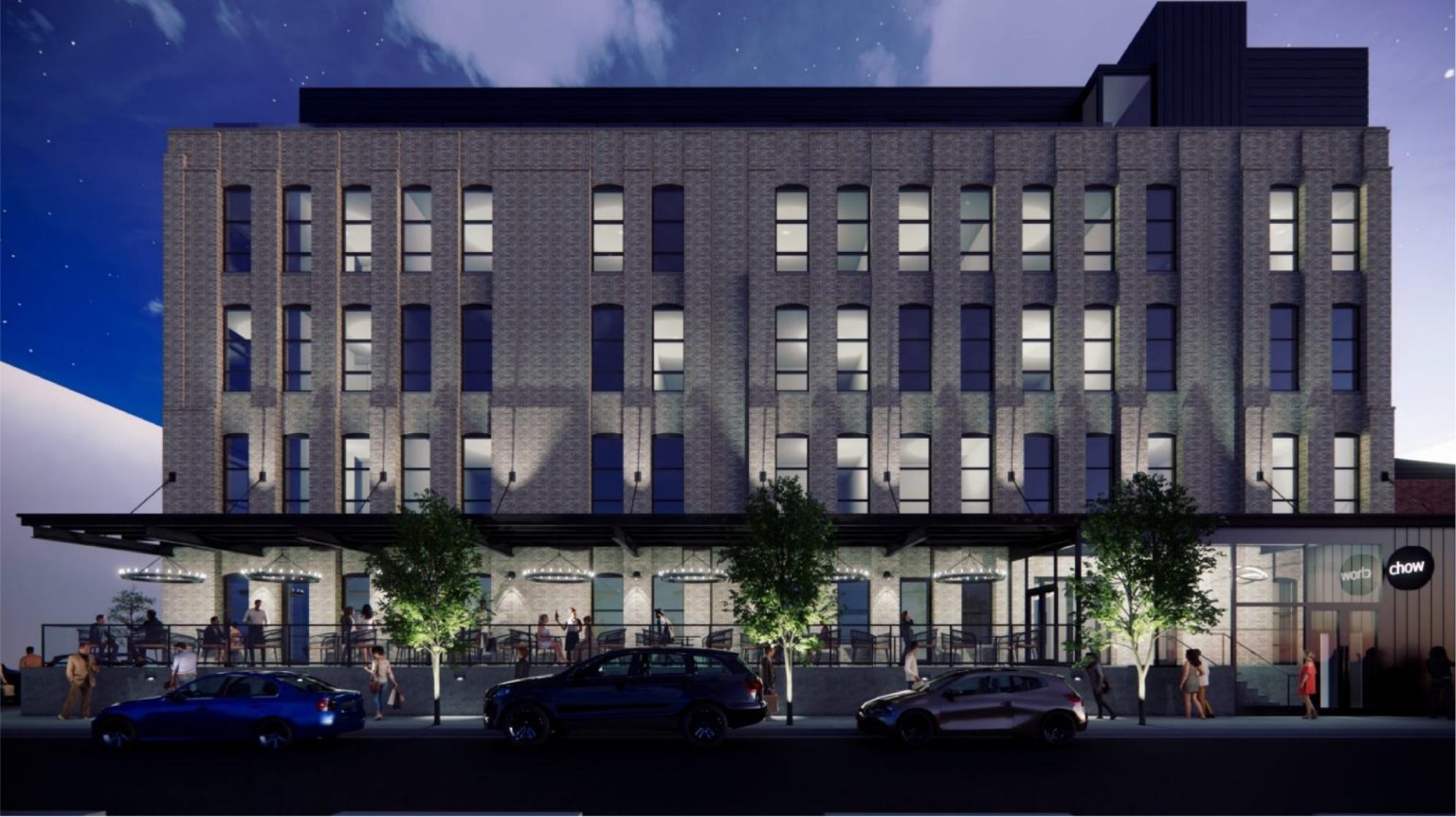 Fifth story being added to Adler & Sullivan's 310 North Peoria ...