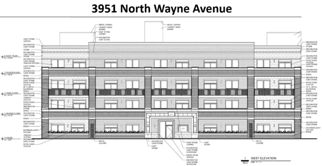 Details Revealed For Residential Development At 3915 N Wayne Avenue In ...
