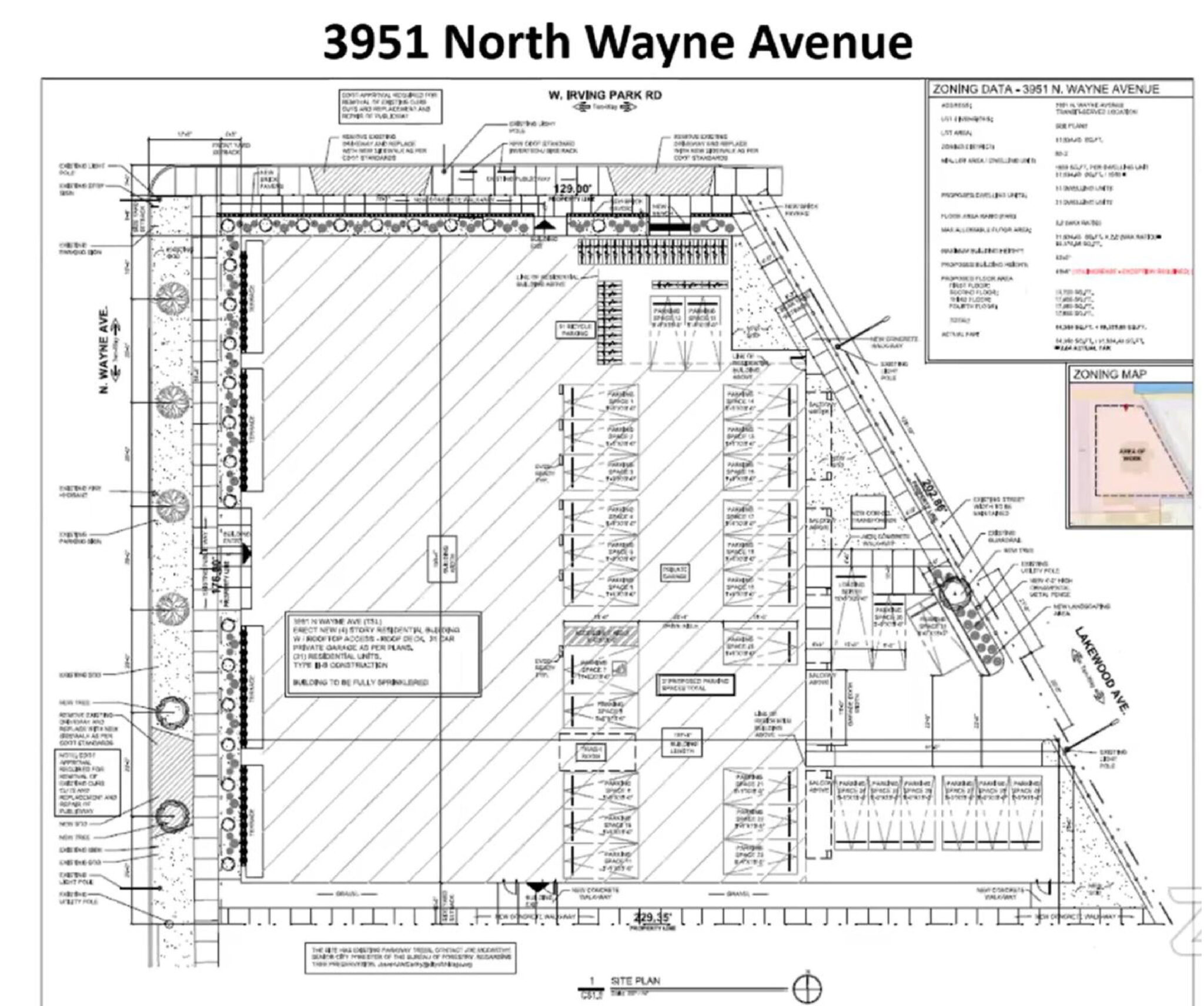 Details Revealed For Residential Development At 3915 N Wayne Avenue In ...