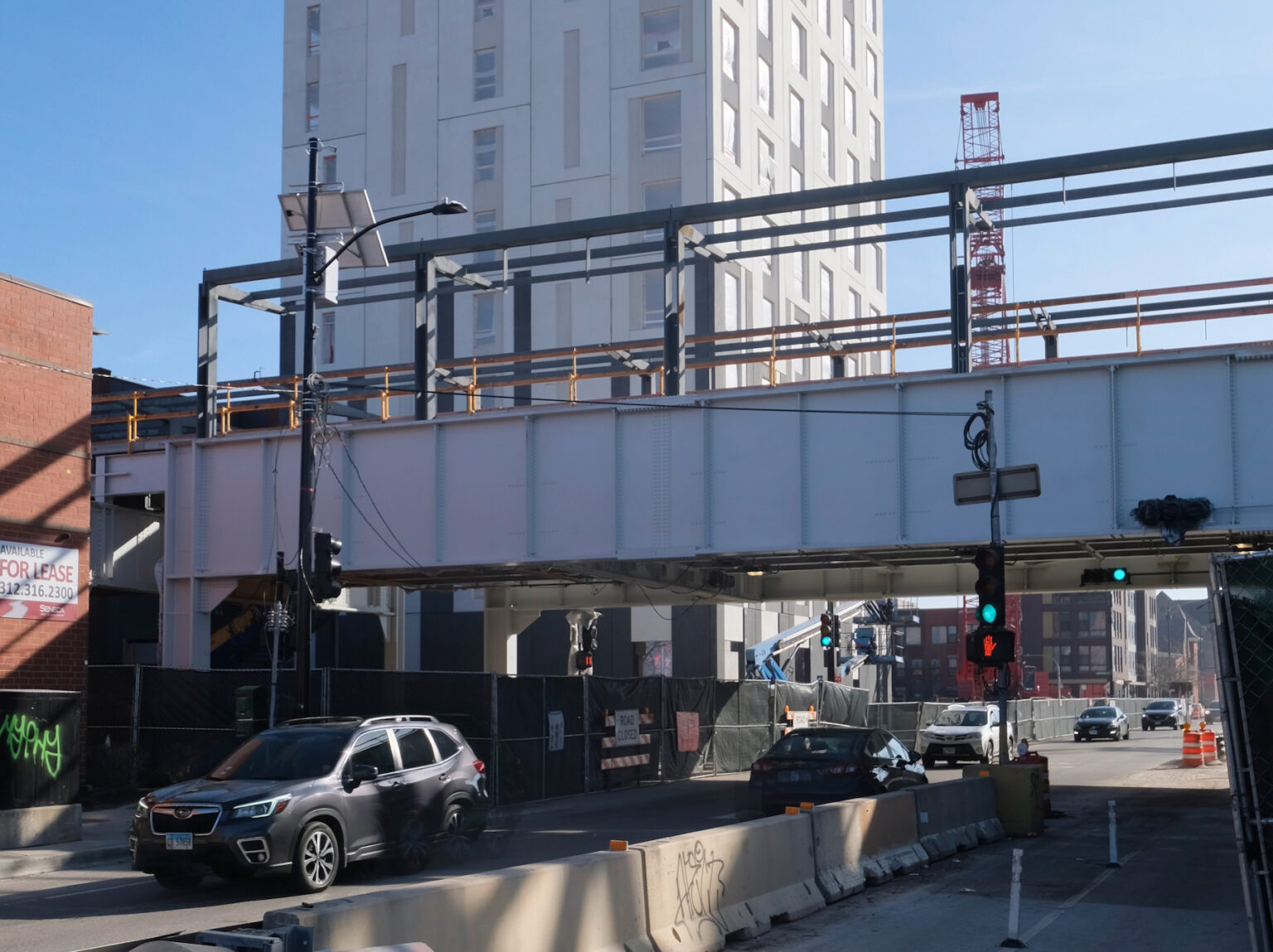 Structural Work Progresses for Damen Green Line Station in Near West ...