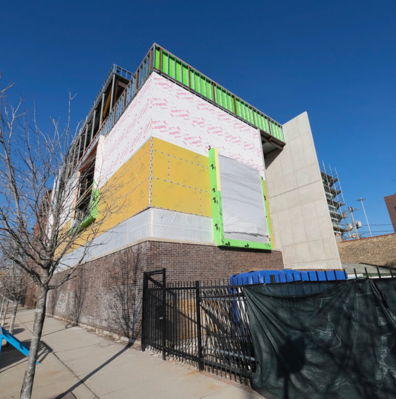 Outer Walls Continue Installation along Bennett Day School Addition in ...
