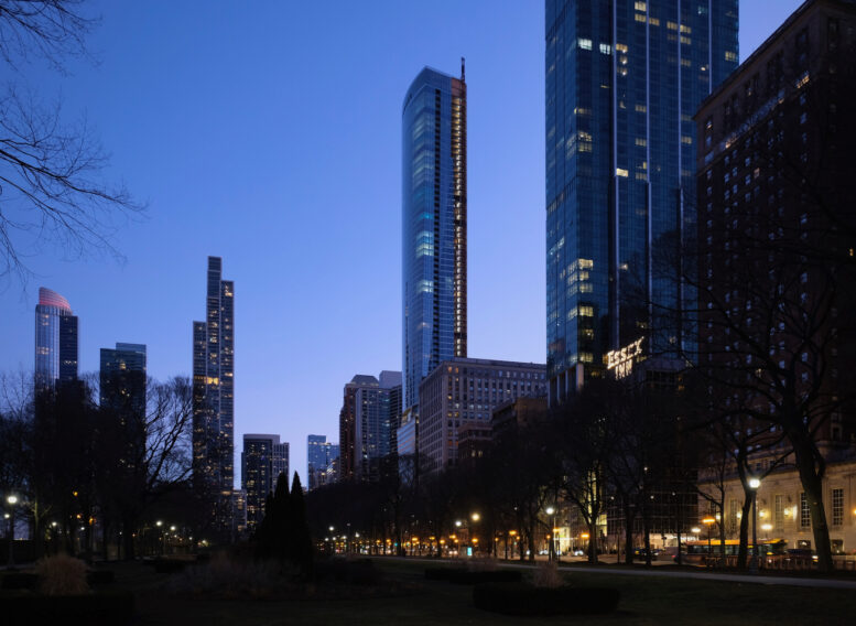 Final Exterior Touches Advance for 1000M Tower in South Loop - Chicago ...