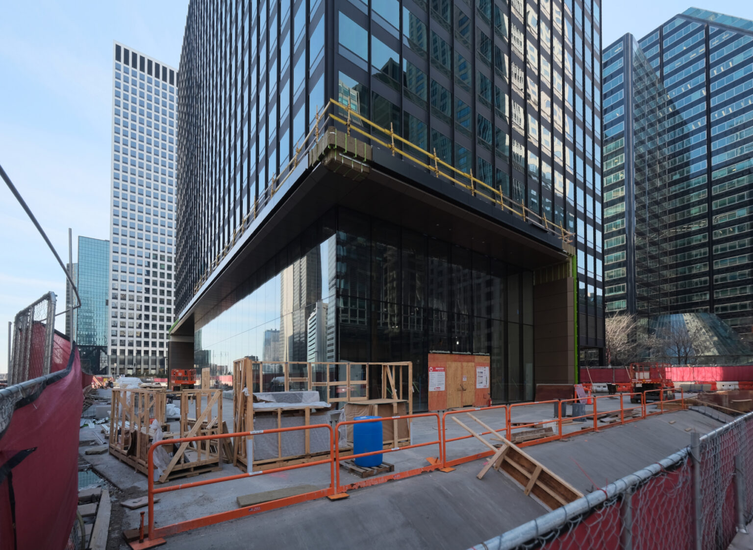 Renovation Work Progresses for 10 and 120 S Riverside Plaza in West ...