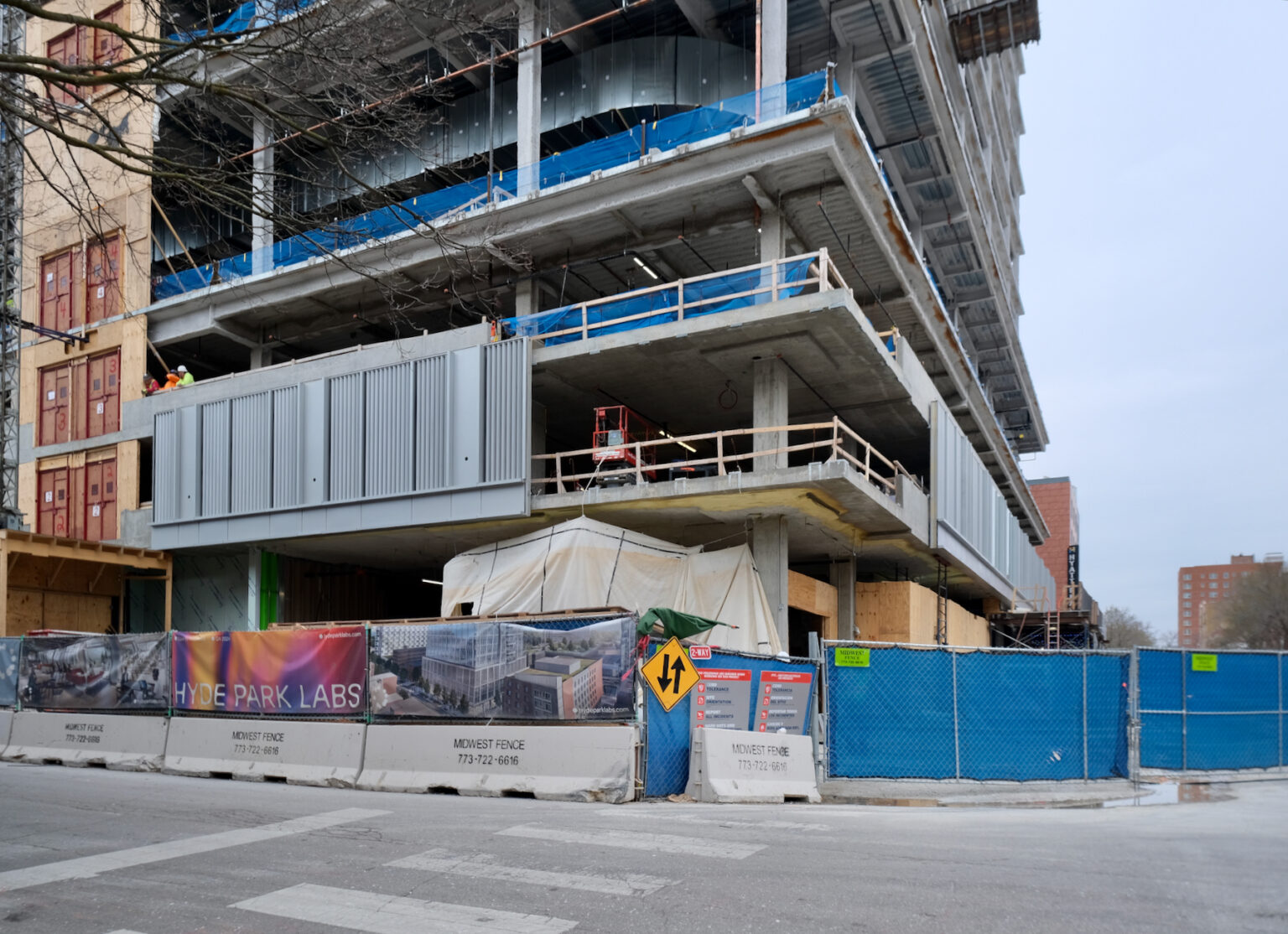 Hyde Park Labs Now Topped Out at Hyde Park's Harper Court Complex - Chicago YIMBY
