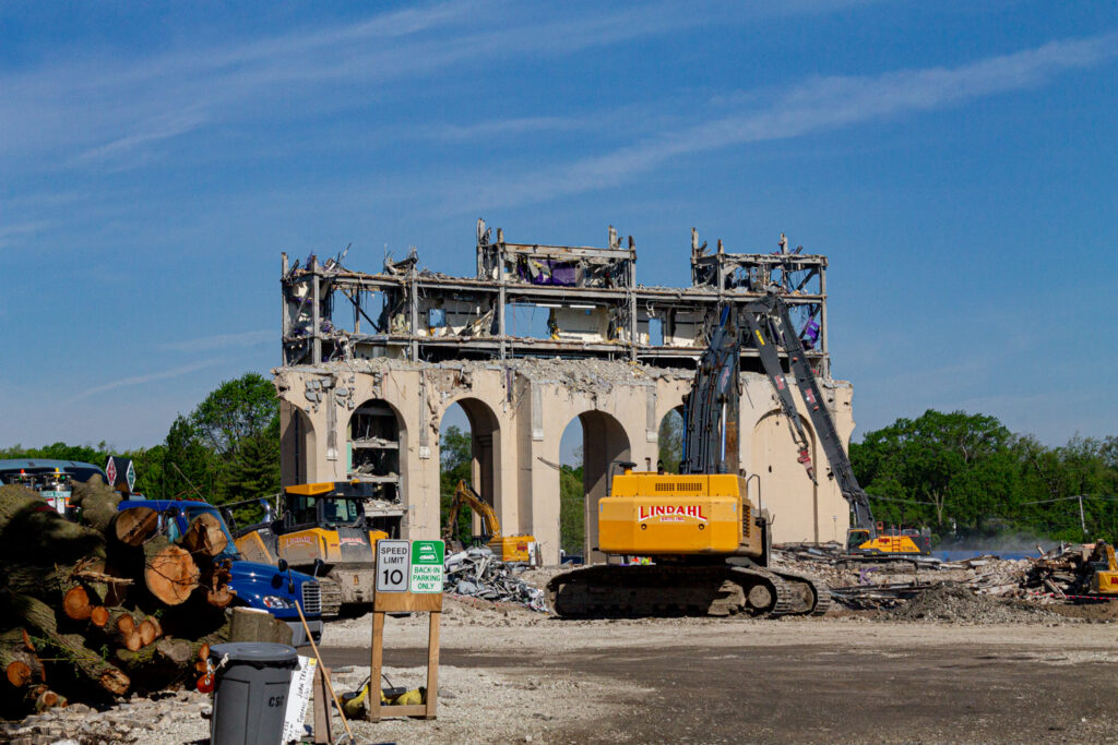 Demolition Wraps Up on Northwestern University's Ryan Field in Evanston ...