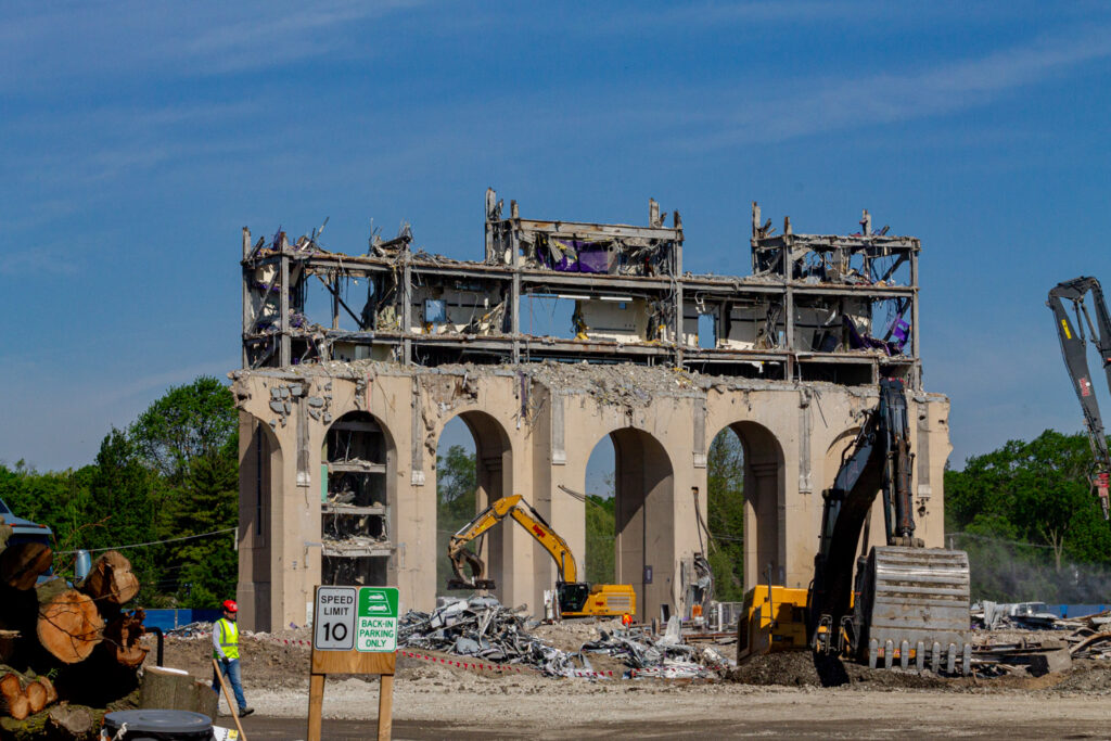 Demolition Wraps Up on Northwestern University's Ryan Field in Evanston ...