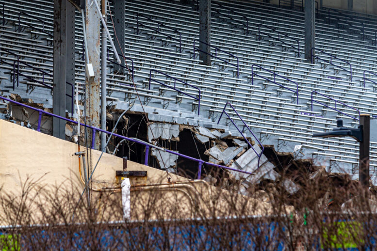 Demolition Wraps Up on Northwestern University's Ryan Field in Evanston ...