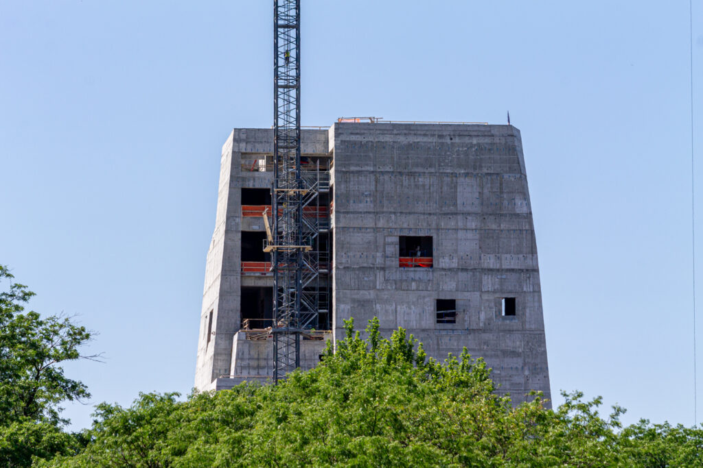 Obama Presidential Center Museum Tower has topped out - Chicago YIMBY